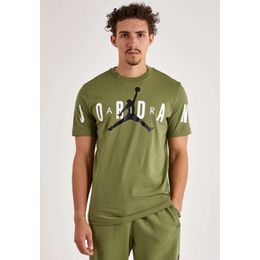 Nike Air Jordan Stretch-T-Shirt in Olive