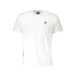 North Sails Bianco Baumwoll-Herren-T-Shirt