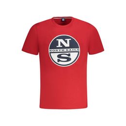 North Sails Rosso Baumwolle Herren T-Shirt