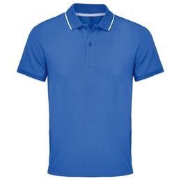 SOLS - "Palermo" Poloshirt f&uuml;r Herren/Damen Unisex (K&ouml;nigsblau/Wei&szlig;)
