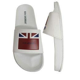 Ben Sherman Jet Mens White Sliders