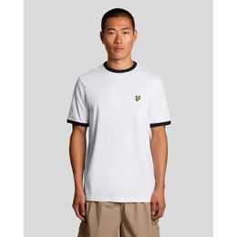Lyle & Scott Ringer Baumwolle Rundhalsausschnitt T-Shirt