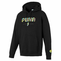 Puma Pop Style Langarm Pullover Schwarzer Herren Hoodie 596849 01