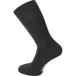 Normani 6 Paar Bambus-Gesundheitssocken mit Frotteesohle