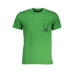 Cavalli Class Gr&uuml;nes T-Shirt mit Rundhalsausschnitt und kurzen &Auml;rmeln