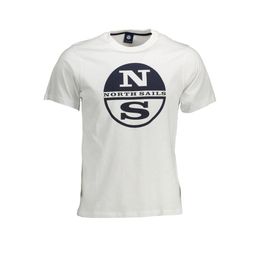 North Sails Kompass-Logo T-Shirt mit kurzem Arm und Rundhalsausschnitt