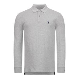 U.S. Polo Assn. Herren Longsleeve Poloshirt aus Baumwoll-Elasthan