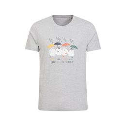 Mountain Warehouse - "Great British Weather" T-Shirt f&uuml;r Herren (Grau)