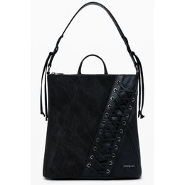 Desigual Schwarzer Polyethylen Damen Rucksack