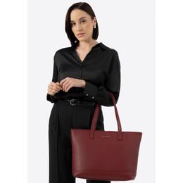 Wittchen Damen-Laptoptasche 15, 6 Zoll, Kunstleder, Burgunderrot, &Ouml;ko-Leder