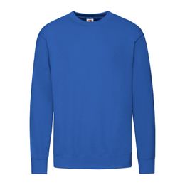 Fruit of the Loom - Sweatshirt f&uuml;r Herren/Damen Unisex angesetzte &Auml;rmel (K&ouml;nigsblau)
