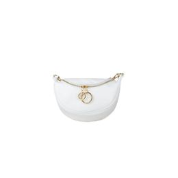 Giulia Monti Schultertasche Wei&szlig;