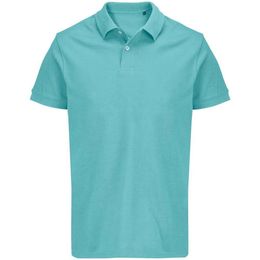 SOLS - "Pacific" Poloshirt Doppeln&auml;hte f&uuml;r Herren/Damen Unisex (Pool-Blau)