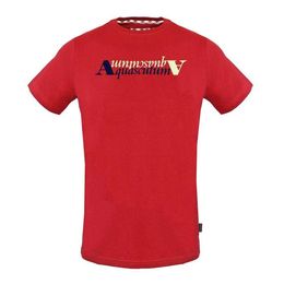 Aquascutum Herren Reflection Logo T-Shirt (Rot)