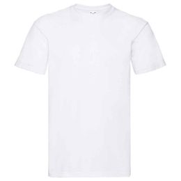 Fruit of the Loom - "Super Premium" T-Shirt f&uuml;r Herren/Damen Unisex (Wei&szlig;)