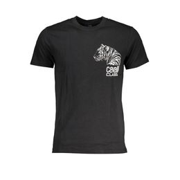 Cavalli Class Tigerkopf T-Shirt Kurzarm Rundhalsausschnitt