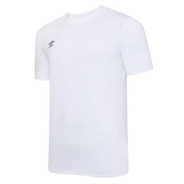Umbro - "Club Leisure" T-Shirt f&uuml;r Herren (Wei&szlig;/Schwarz)