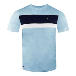 Weekend Offender Wochenendt&auml;ter Kurzarm Blue Crew Neck Herren Kreuzwortr&auml;tsel T-Shirt Woosts503
