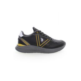 U.S. Polo Assn. Herren schwarze Sneaker