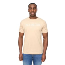 Duck and Cover - "Pittifore" T-Shirt f&uuml;r Herren (Steinfarben)