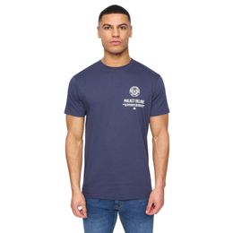 Henleys - "Henstamp" T-Shirt f&uuml;r Herren (Marineblau)