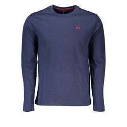 La Martina Regalblau Rundhalsausschnitt Besticktes T-Shirt