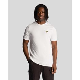 Lyle & Scott Lyle & Scott Herren-T-Shirt mit Thistle Club-Print in Wei&szlig;