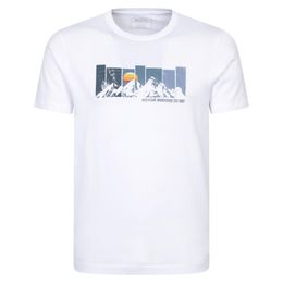 Mountain Warehouse - "Gradient" T-Shirt f&uuml;r Herren (Wei&szlig;)