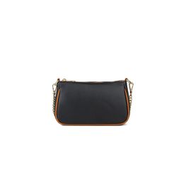 Giulia Monti Umh&auml;ngetasche Schwarz Golden Braun