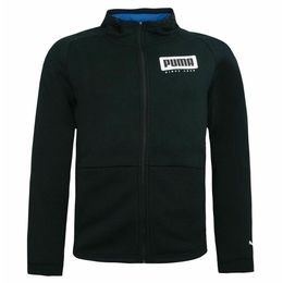 Puma Graphic Logo Long Sleeve Rei&szlig;verschluss UP Black Herren Track Jacke 853567 01