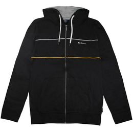 Ben Sherman Logo Herren Black Track Jacke