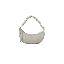 Giulia Monti Schultertasche Hellgrau