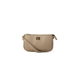 Giulia Monti Umh&auml;ngetasche Grau Beige