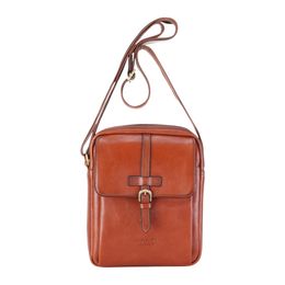Echtleder Hellbraun Vintage Crossbody Messenger Reisetasche - Ashby