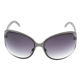 Calvin Klein - Oval-Sonnenbrille f&uuml;r Damen (Grau)