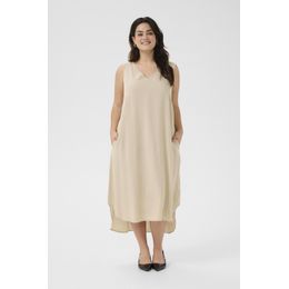 Kaffe Kleid A-shape beige