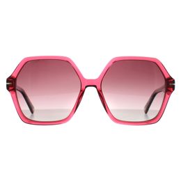Polar Square Womens Transparent Rosa Rosa Gradient Polarisiert Gold 135