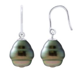 DIADEMA - Ohrringe - Silber und echte Tahiti-Perlen