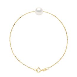 Armband echte S&uuml;&szlig;wasser-Zuchtperle rund 8-9 mm
