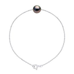 Armband echte Tahiti-Zuchtperle rund 8-9 mm