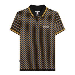 Lambretta - Poloshirt f&uuml;r Herren (Schwarz/Gold)