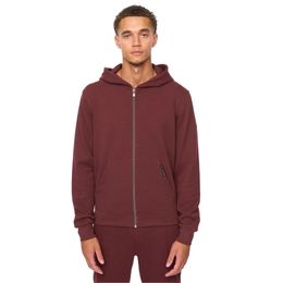 Duck and Cover - "Optimus" Hoodie mit durchgehendem Rei&szlig;verschluss f&uuml;r Herren (Weinrot)