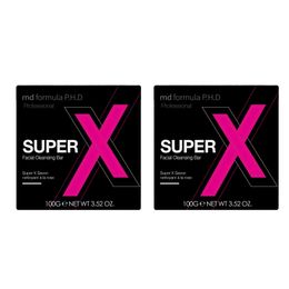 MD Formula Super X Gesichtsreinigungsseife 100g x 2 Duo-Pack