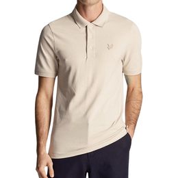 Lyle & Scott Lyle & Scott Tonal Eagle Creme Poloshirt