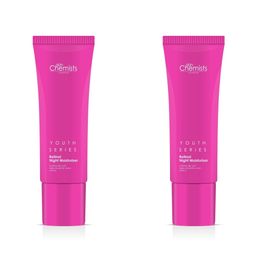SkinChemists Jugendserie Retinol & Bakuchiol Nachtfeuchtigkeitspflege 50ml x 2 Duo-Pack