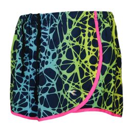 Diadora rennt womens schwarz/gr&uuml;ne Shorts
