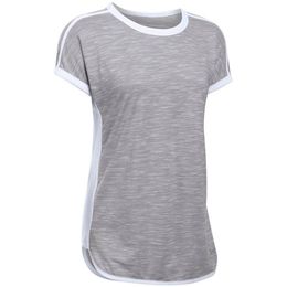 Under Armour Fashleta Mesh T -Shirt Piping Oben grau - Frauen