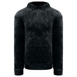 Puma bestickte Logo Womens Black Velor Hoodie