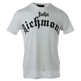 John Richmond Herren T-Shirt in Wei&szlig;
