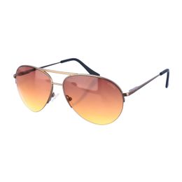 Maxy Damen-Sonnenbrille aus Metall in ovaler Form